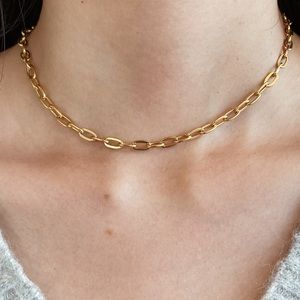 Jewelry | Gold Filled Rectangle Chain Layering Necklace | Poshmark